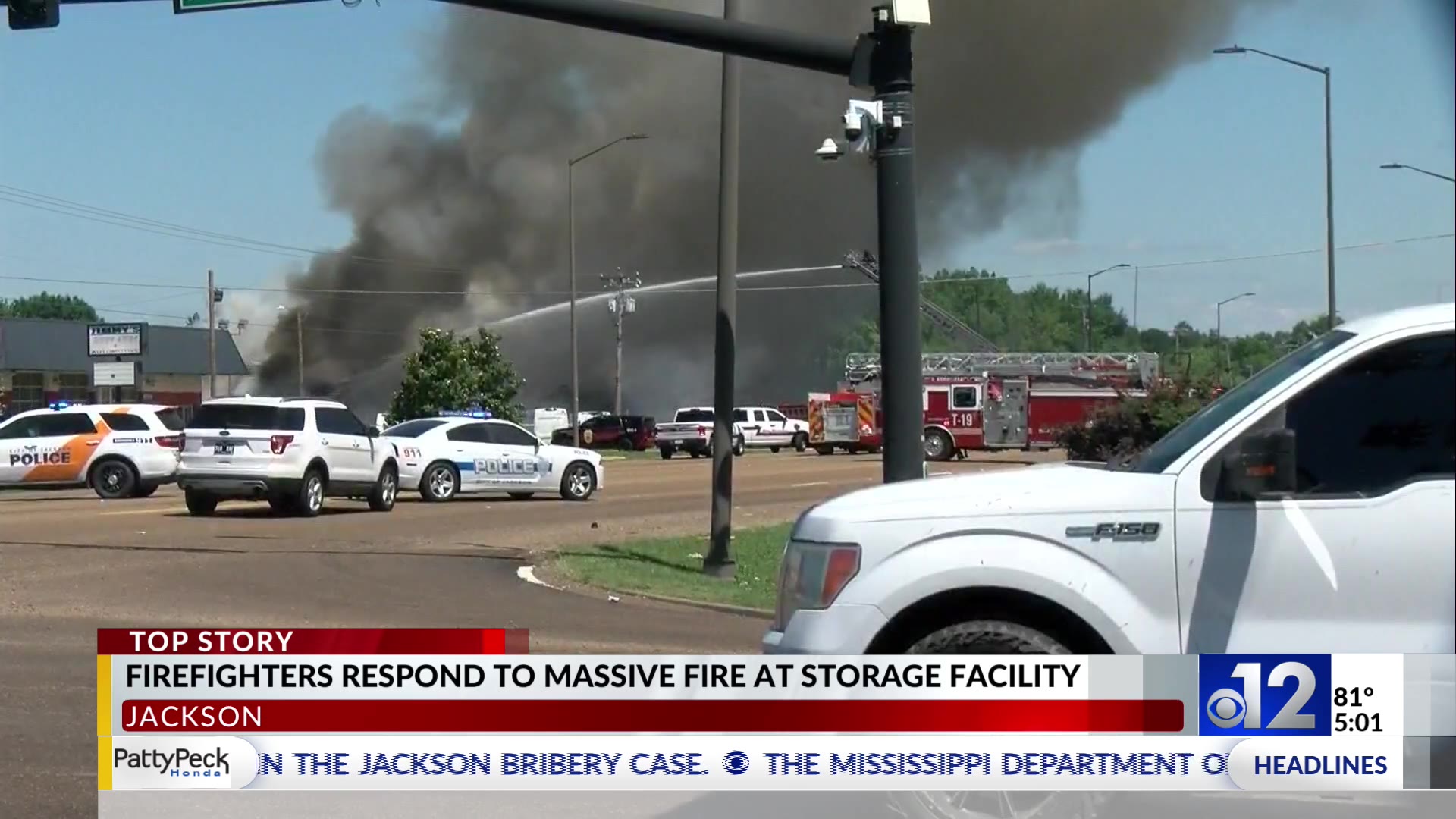 Woman arrested for arson at Jackson storage facility