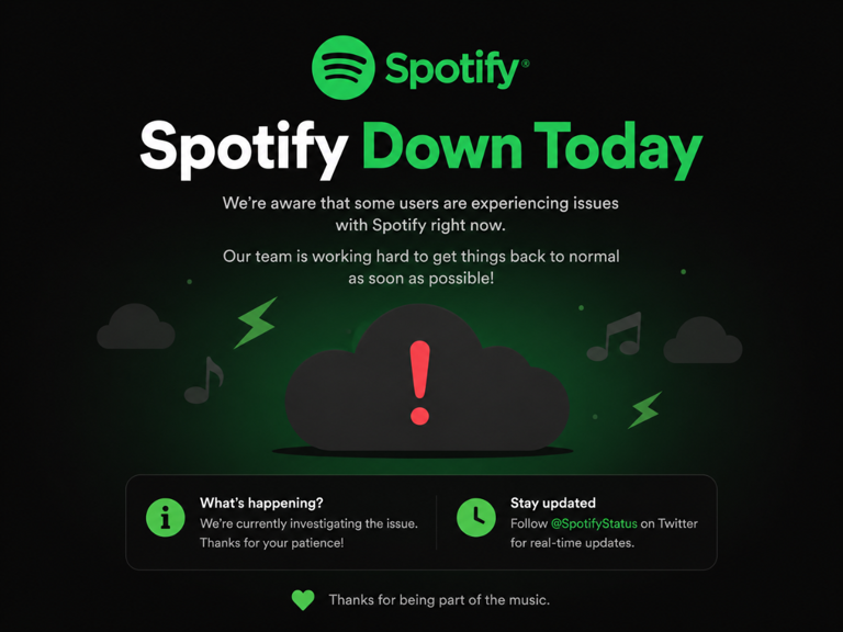 Fact Check Spotify Down Today: Check Why is Spotify Not Working Server ...