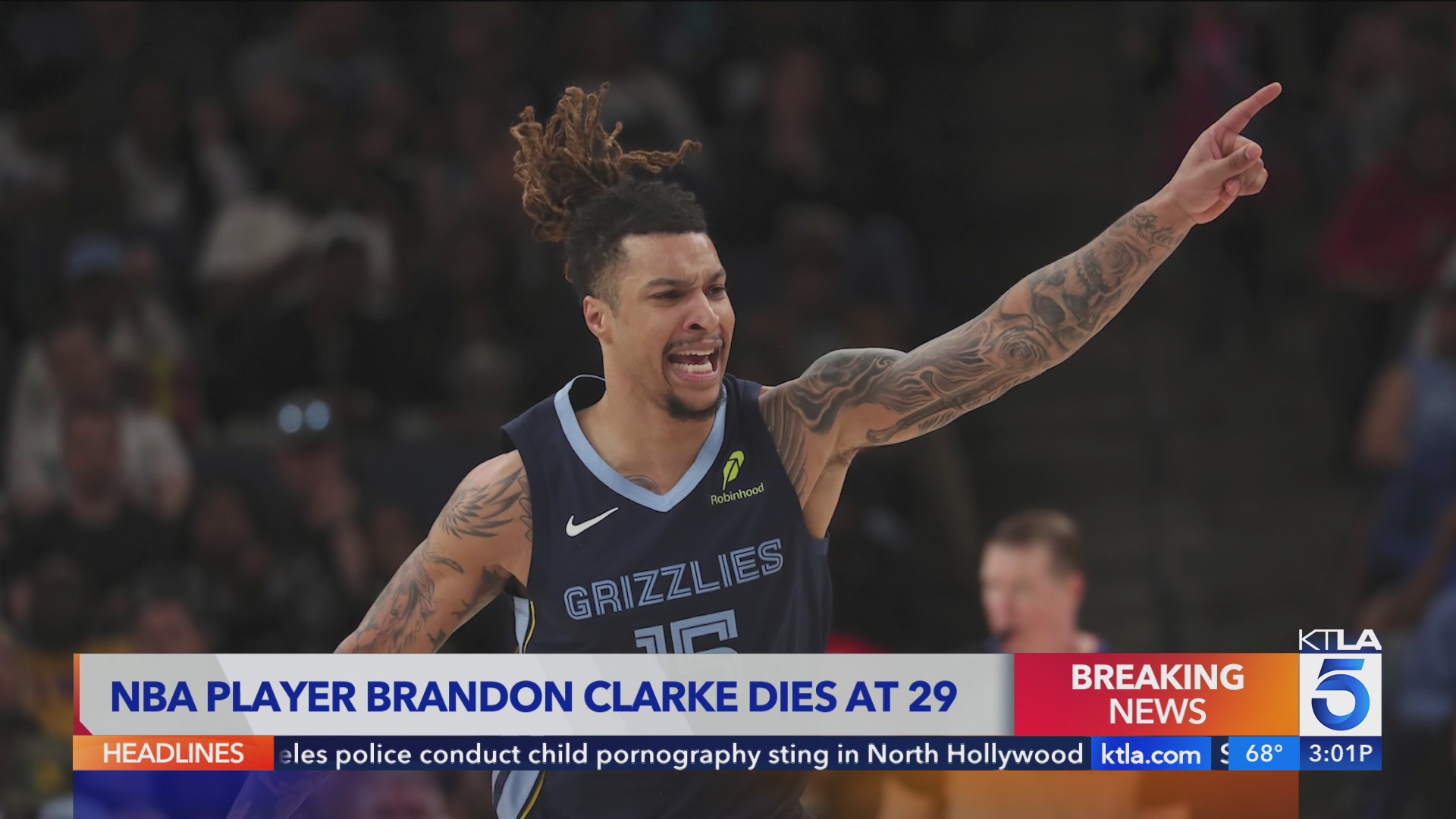 Nba Player Brandon Clarke Dies At 29 In Los Angeles