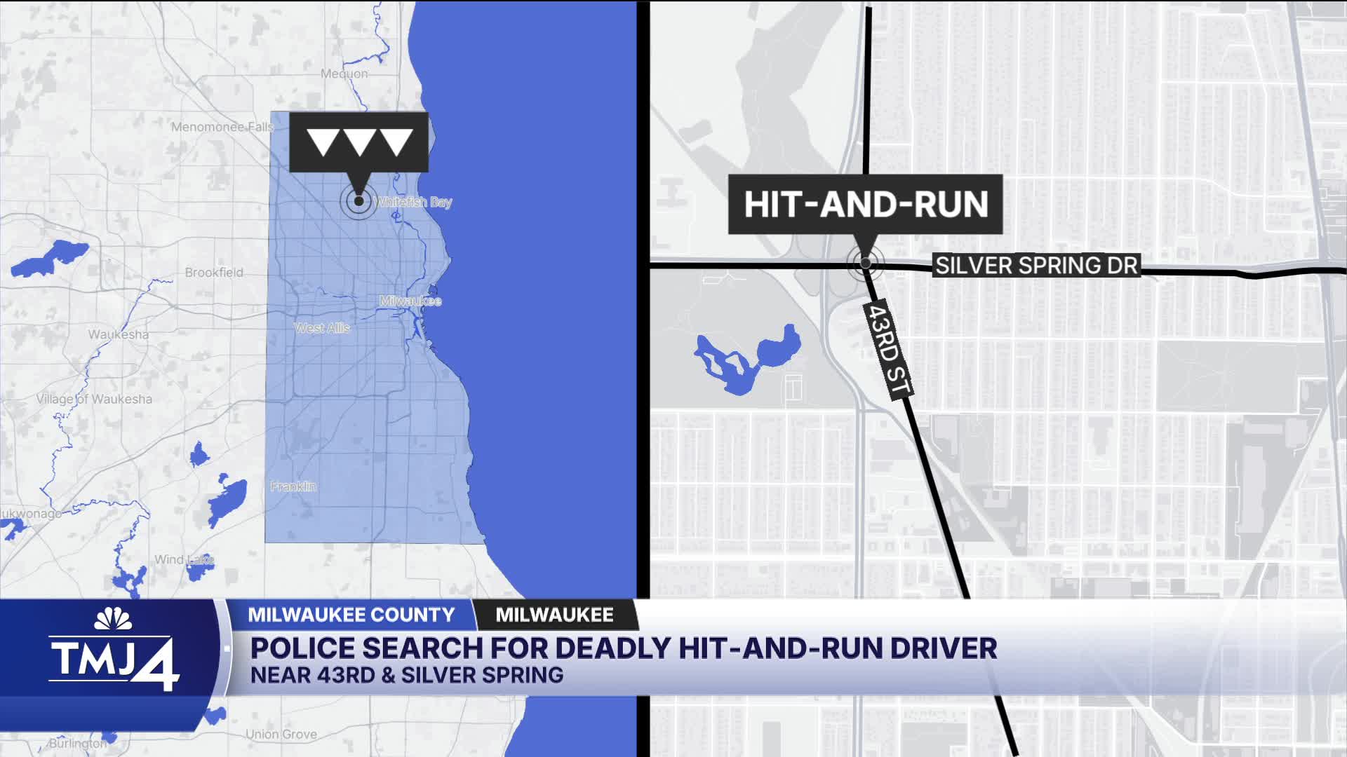 Milwaukee police search for driver in deadly hit-and-run near 43rd and ...