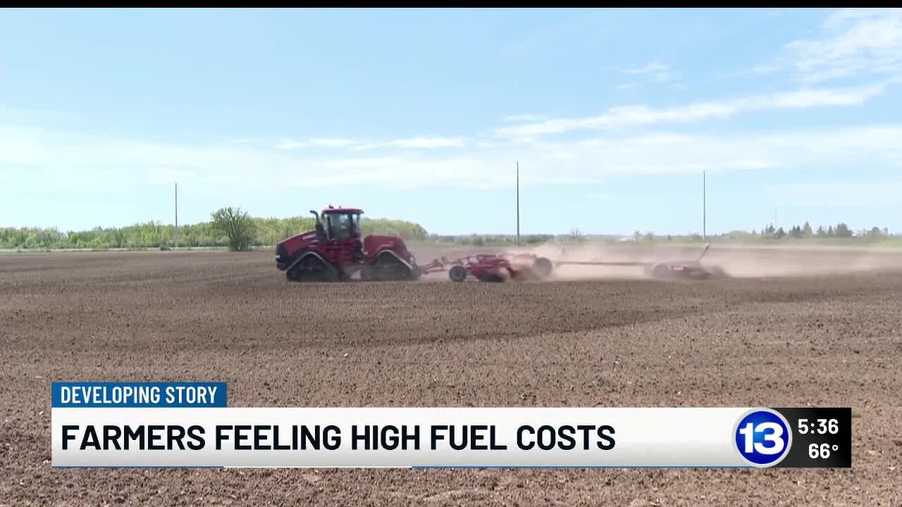 Local farmers face rising fuel costs during planting season