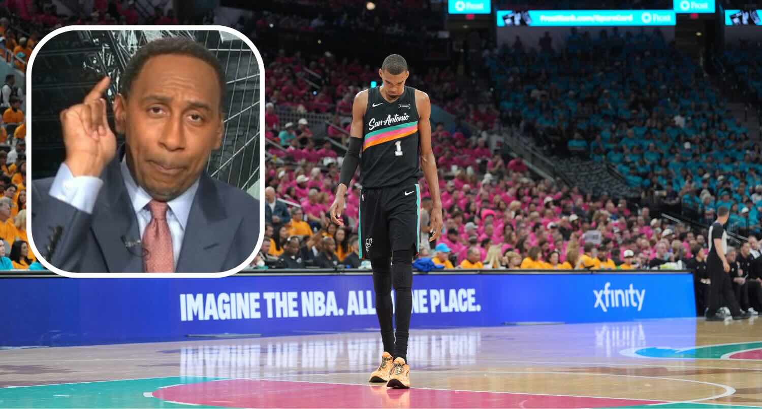 Stephen A Smith shades Victor Wembanyama