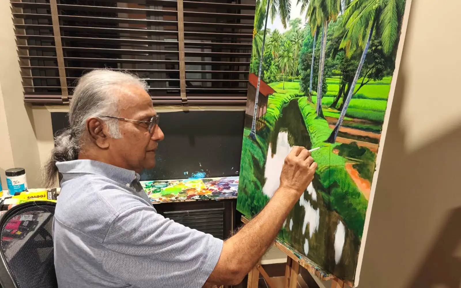 Siva Nair’s second act begins at 77