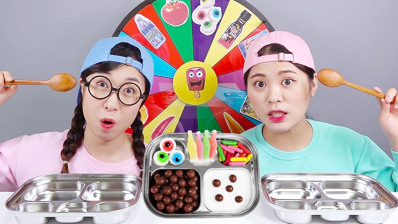 A Maltesers food challenge, a rainbow crepe cake mukbang, and various ...