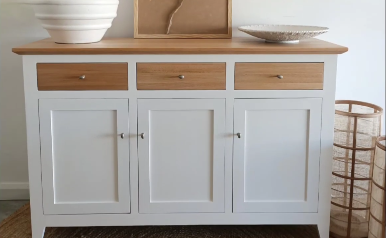 From old cupboard to beautiful statement piece