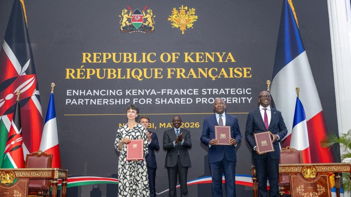 French president announces €23bn of investment in Africa at Nairobi summit