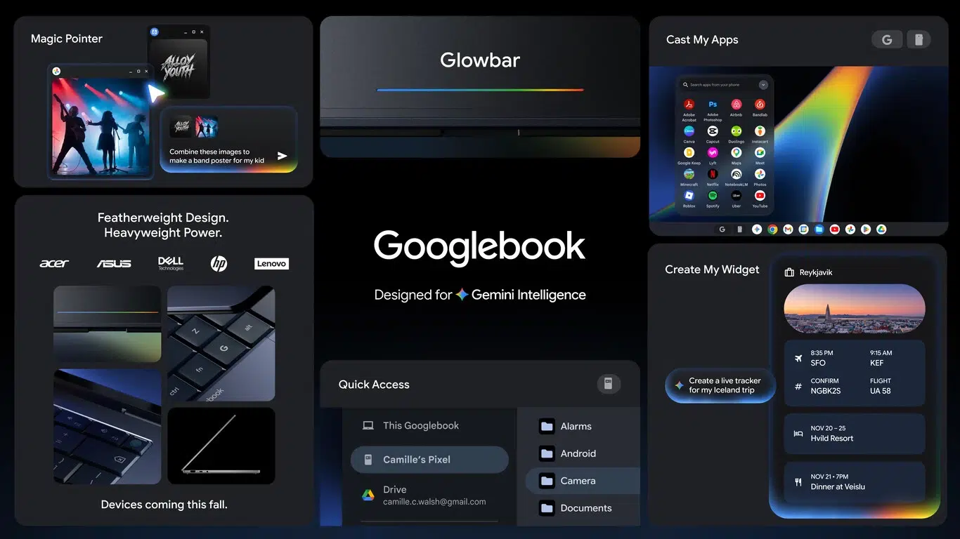 Google anuncia Googlebook e mira domínio de Windows e macOS