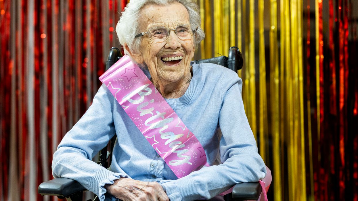 Brew-tiful: Cup of tea with friends is key to long life, says Margaret ...