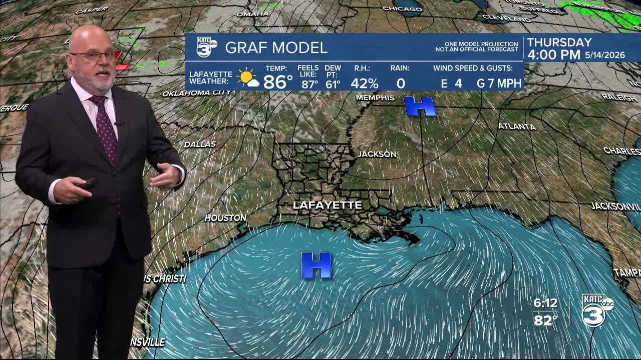 Rob's full weather forecast - 6PM 05-12-2026