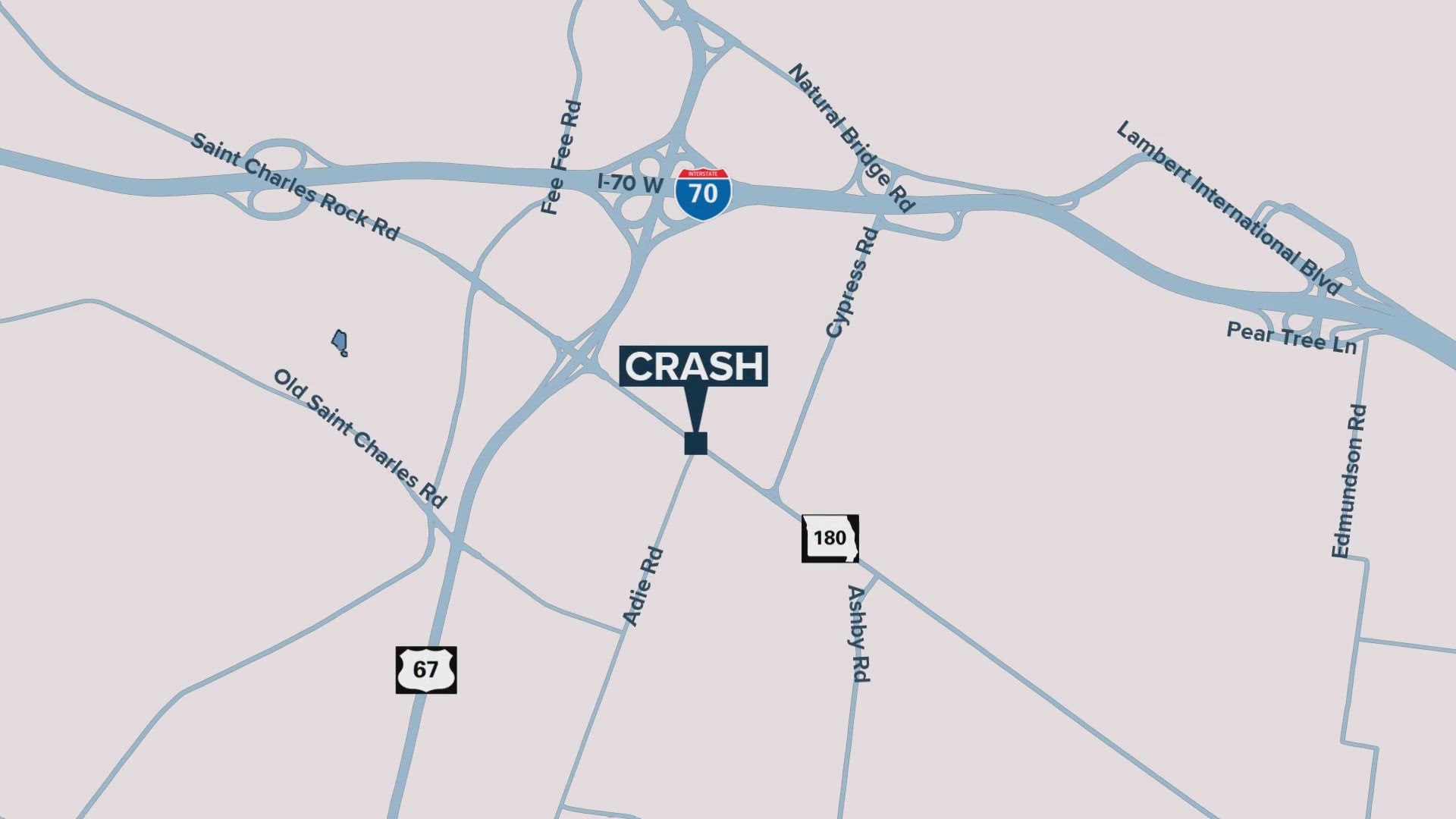 St. Ann police officer injured in crash on St. Charles Rock Road