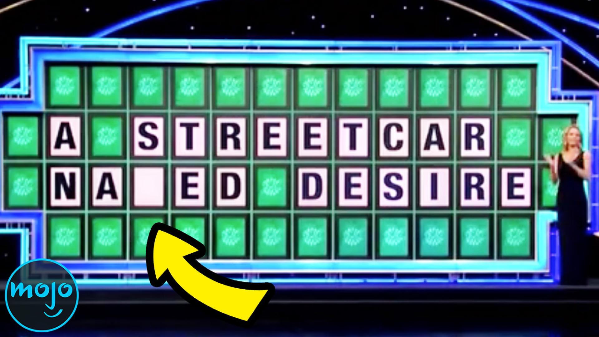Top 28 hilarious Wheel of Fortune fails