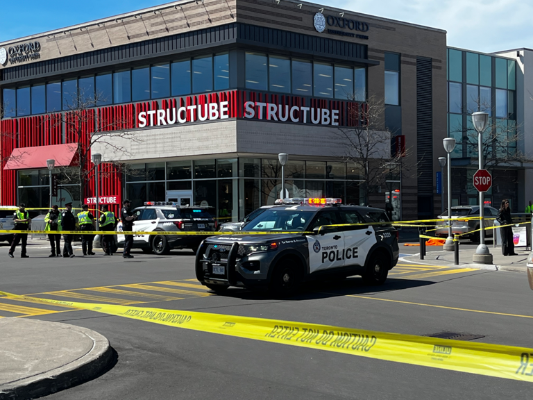 Woman dead after being hit by car in Toronto parking lot on Tuesday morning