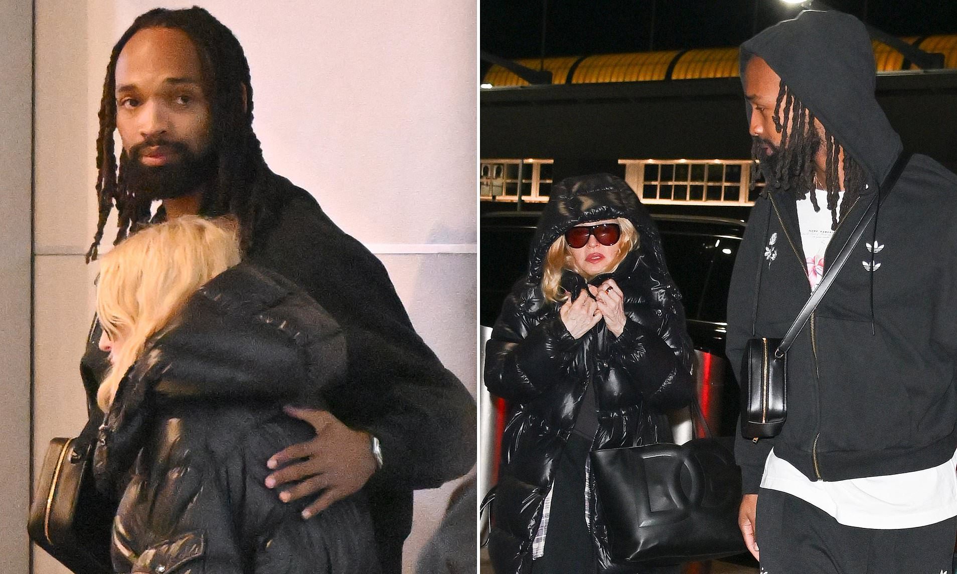 Madonna, 67, cozies up to toyboy boyfriend Akeem Morris, 30, after ...