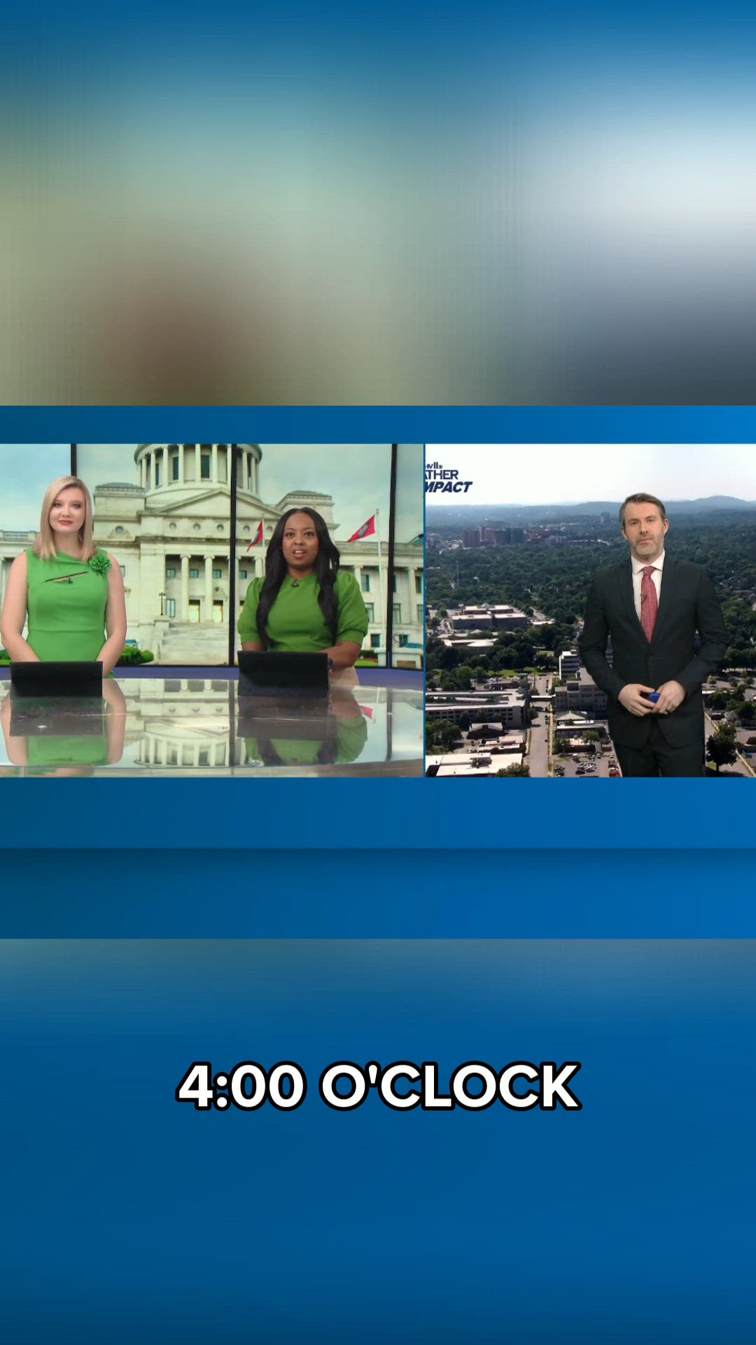 What happens when anchors wear green on a green screen?