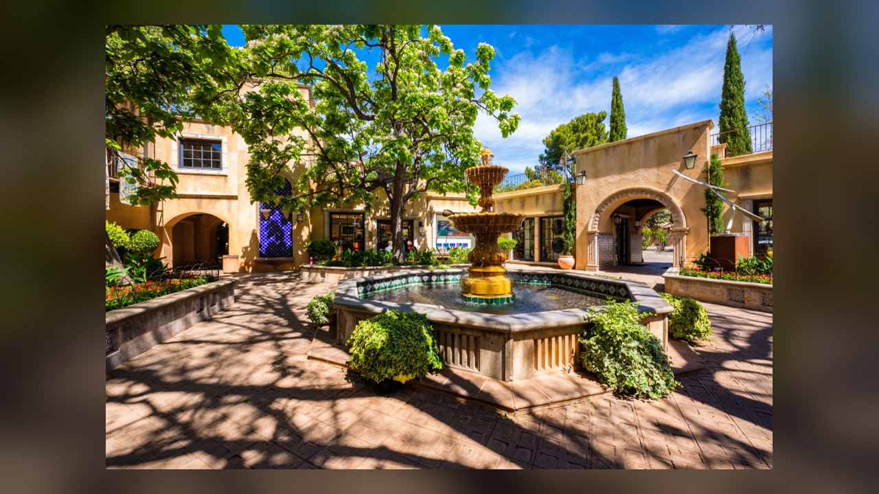Sedona has a hand-built Mexican village tucked behind sycamore trees on ...
