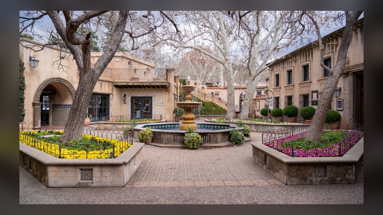 Sedona has a hand-built Mexican village tucked behind sycamore trees on ...
