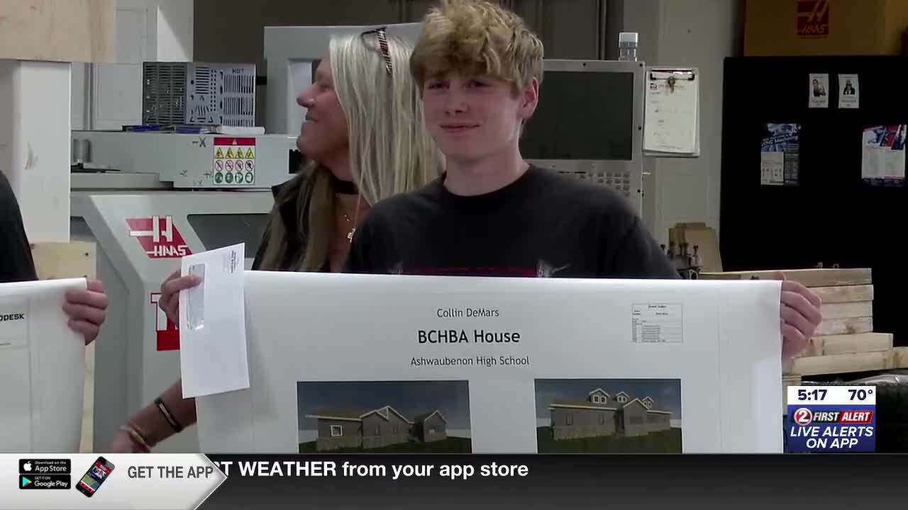 Ashwaubenon High School student wins county-wide house design competition