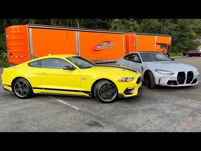 2022 BMW M4 vs 2021 Mustang Mach 1! *Tough choice