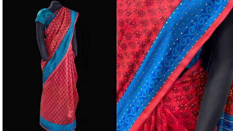 ISRO scientist Nandini Harinath's saree from Mars mission is now being ...