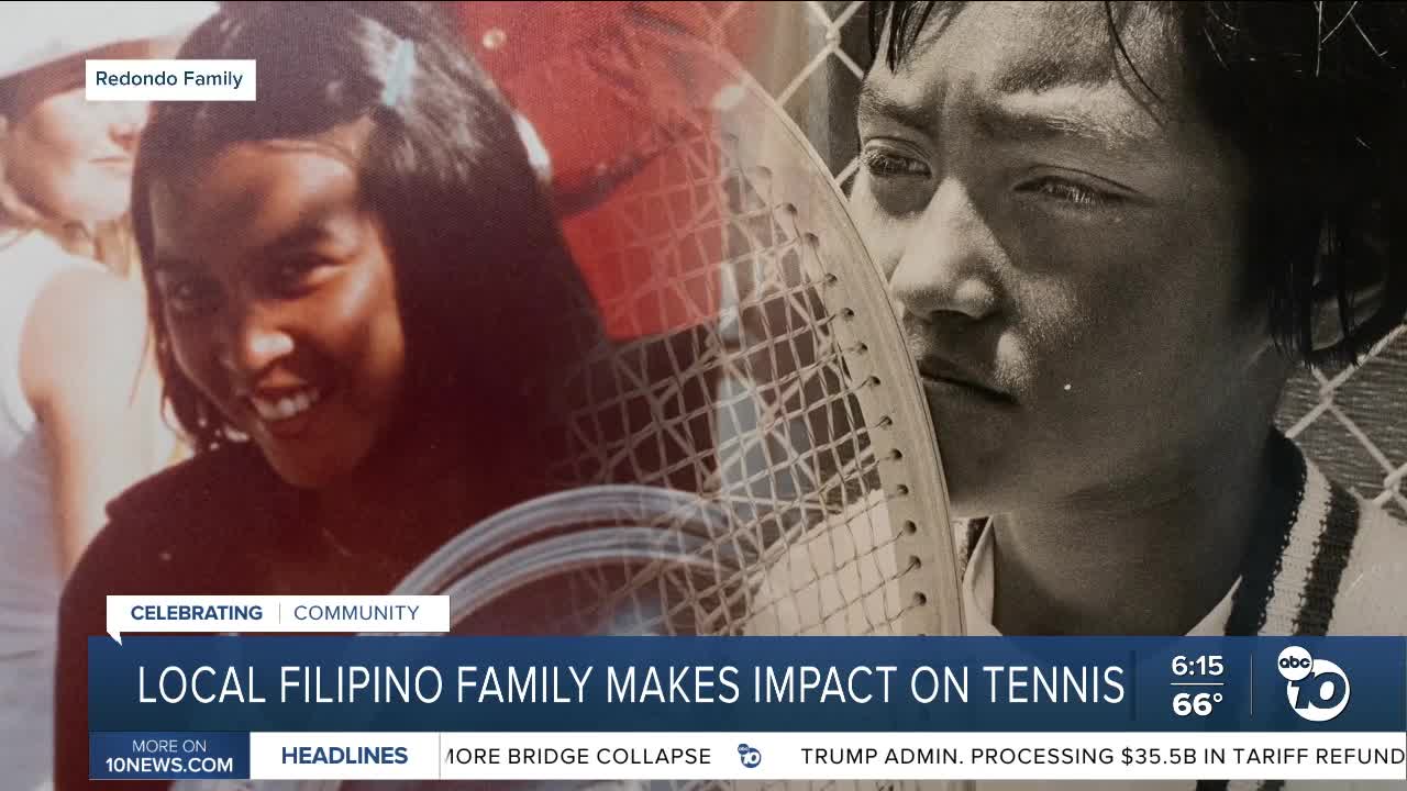 Local Filipino family makes impact on tennis