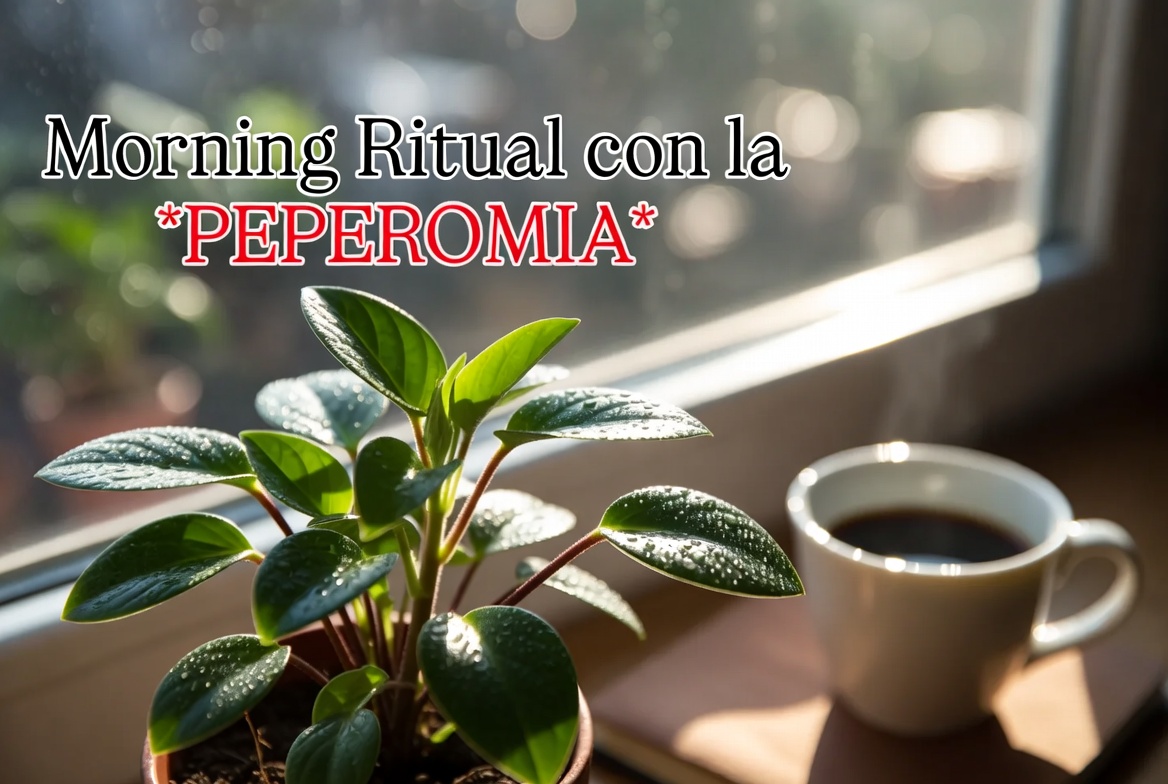 Piante e self-care: il mio nuovo morning ritual con la peperomia