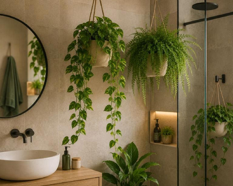 Dile adiós a las macetas de barro en el baño: estas son las plantas y ...
