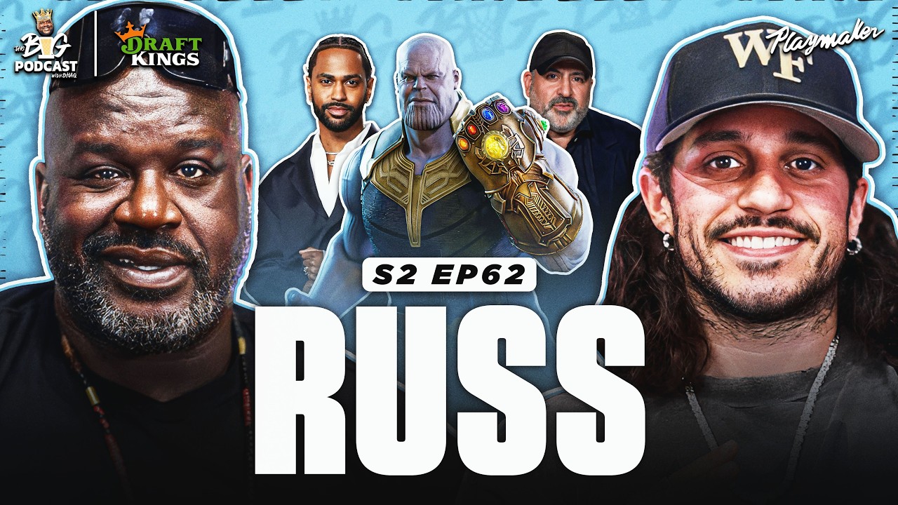 Russ critiques Shaq’s rap career, getting 20 billion streams + Shaq ...
