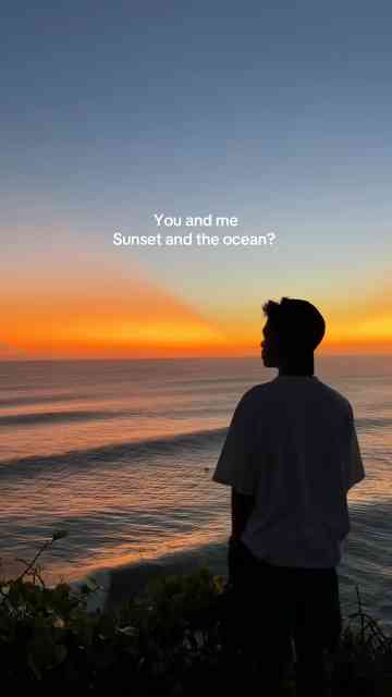 Sunset indah di Bali