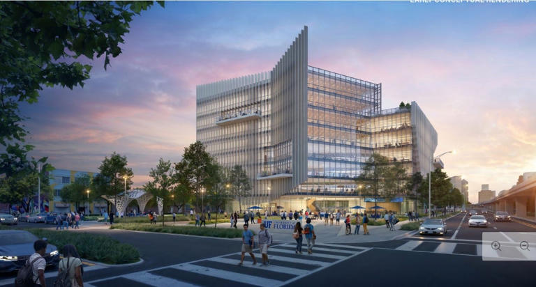 UF shows design of first building at downtown Jacksonville grad campus