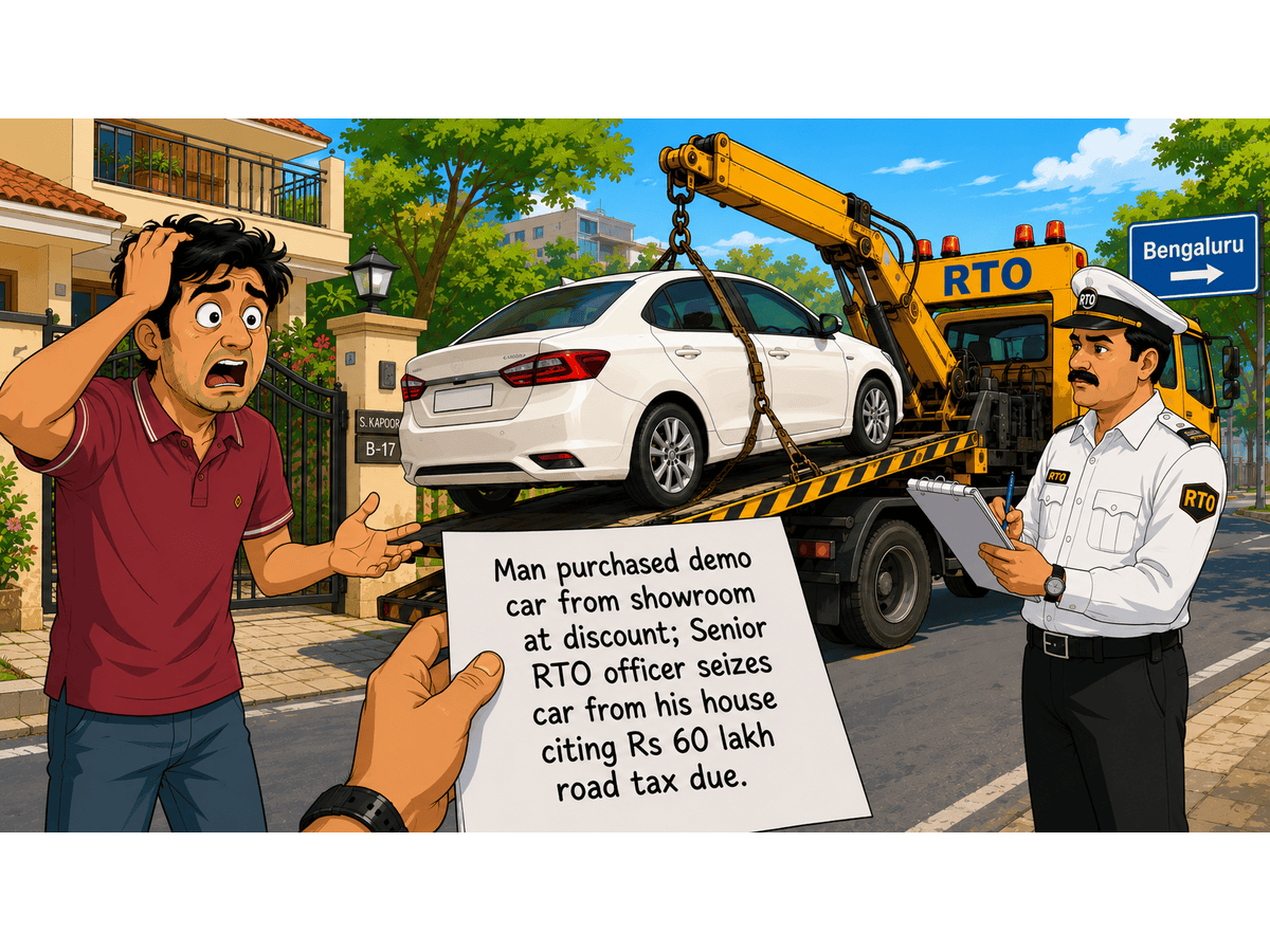 Man bought demo car at big discount, RTO officer seized it citing Rs 60 ...