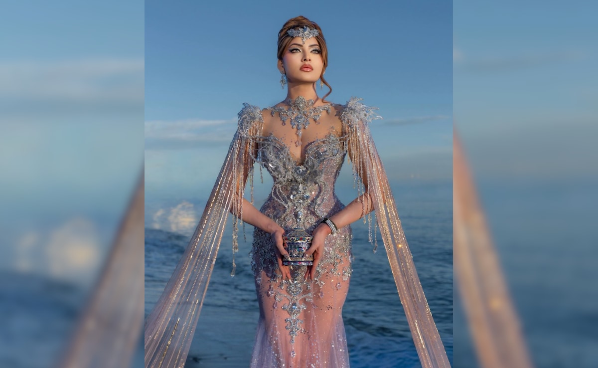 Urvashi Rautela turns heads at Cannes 2026 in crystal-drenched JoliPoli ...