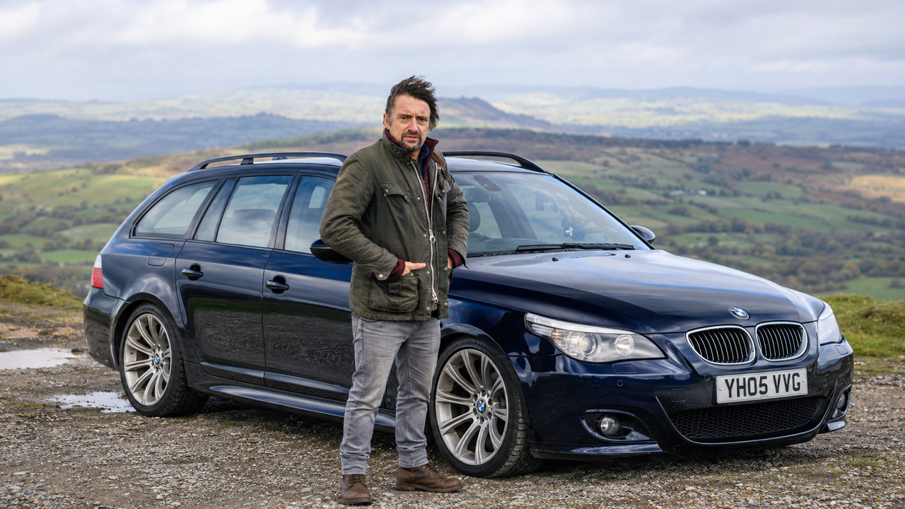 Why is Richard Hammond saying goodbye to this V10 BMW?