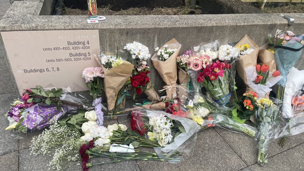 Memorial grows outside apartment complex where UW student was killed