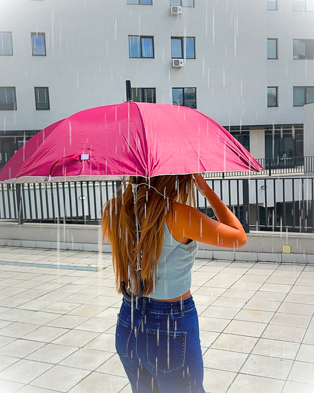 One of a kind hand free umbrella☂️