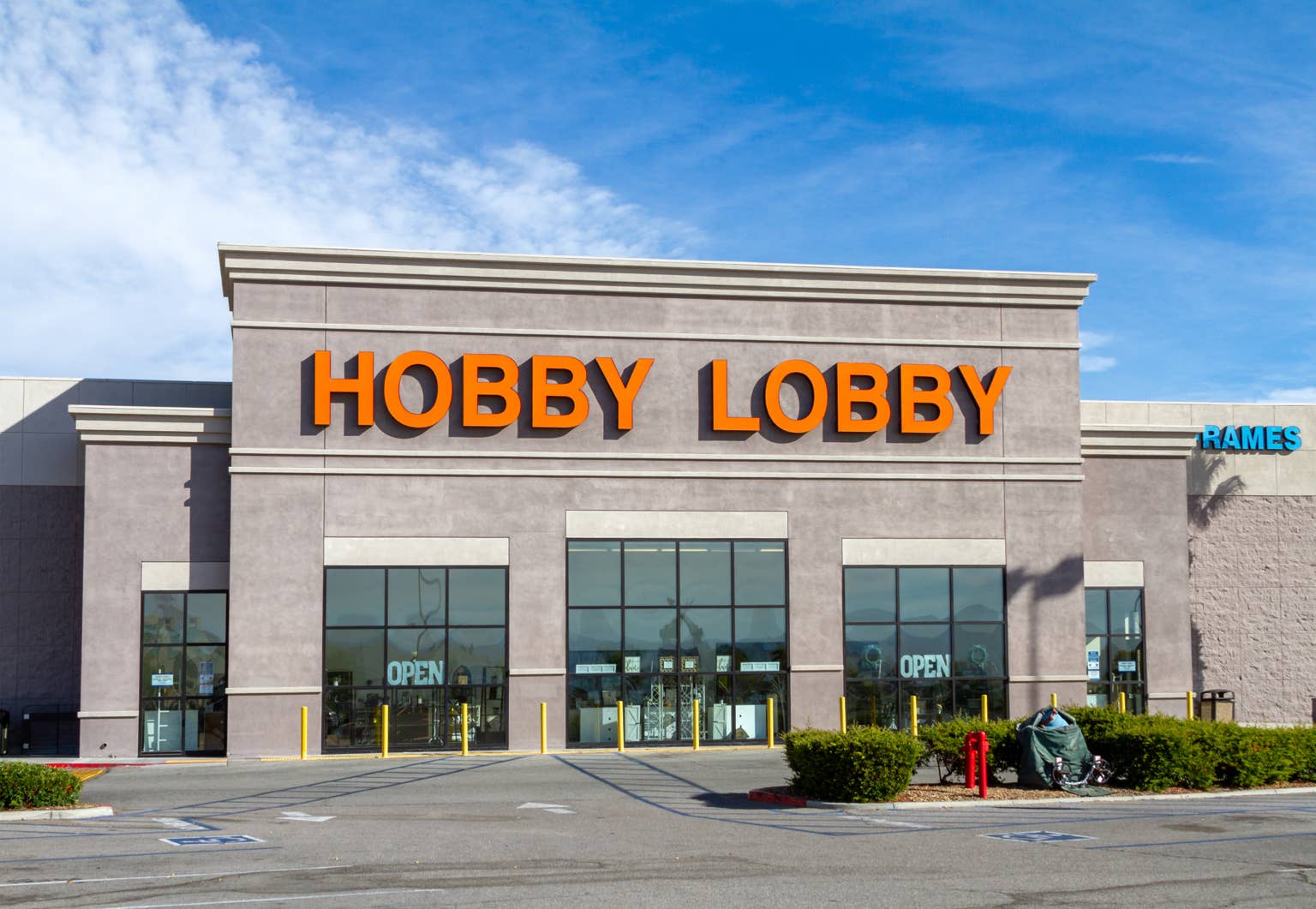 Hobby Lobby's colorful butterfly birdbath brightens any garden space