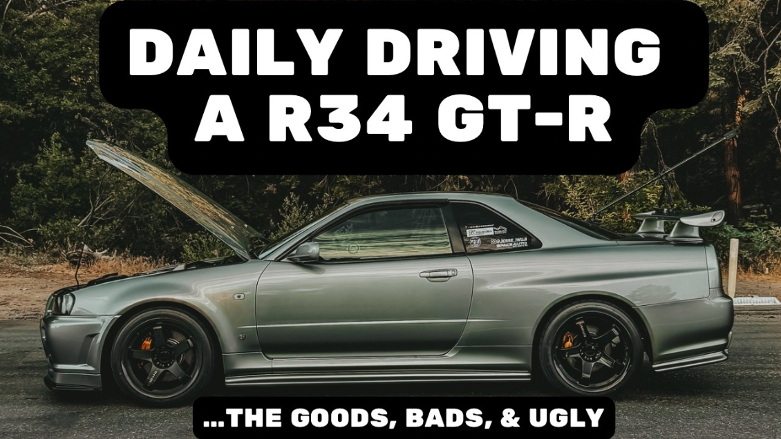 Daily driving an R34 GT-R in the USA
