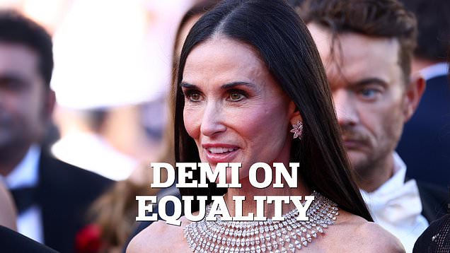 Demi Moore asked about gender equality in Hollywood film industry
