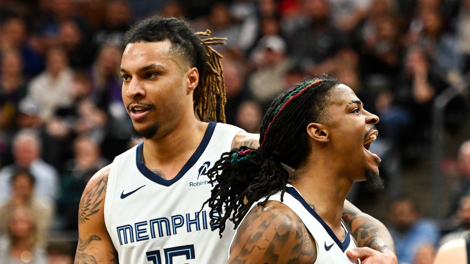 NBA star Ja Morant reacts to the sudden death of teammate Brandon Clarke
