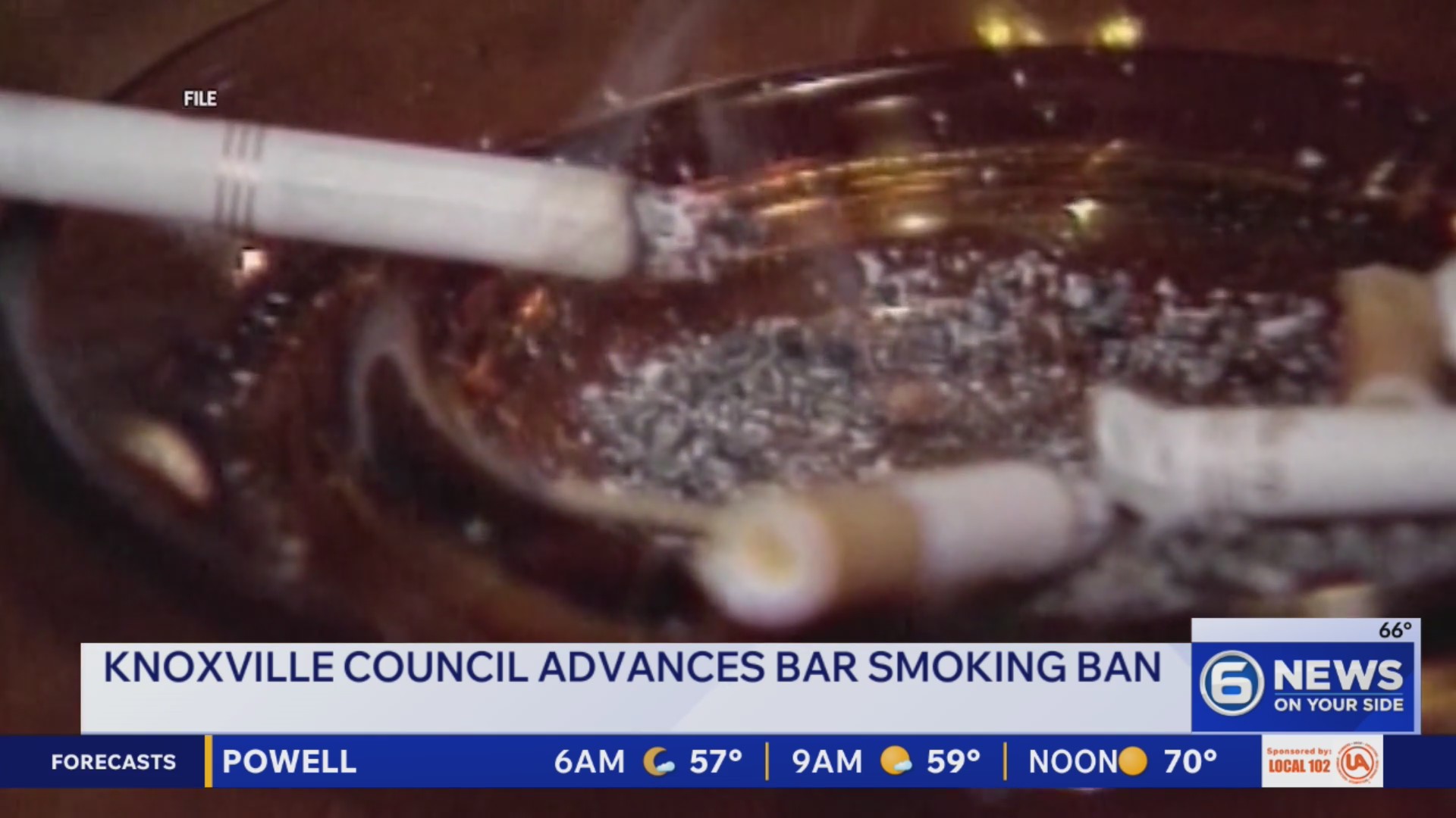Knoxville City Council advances ban on indoor smoking at bars