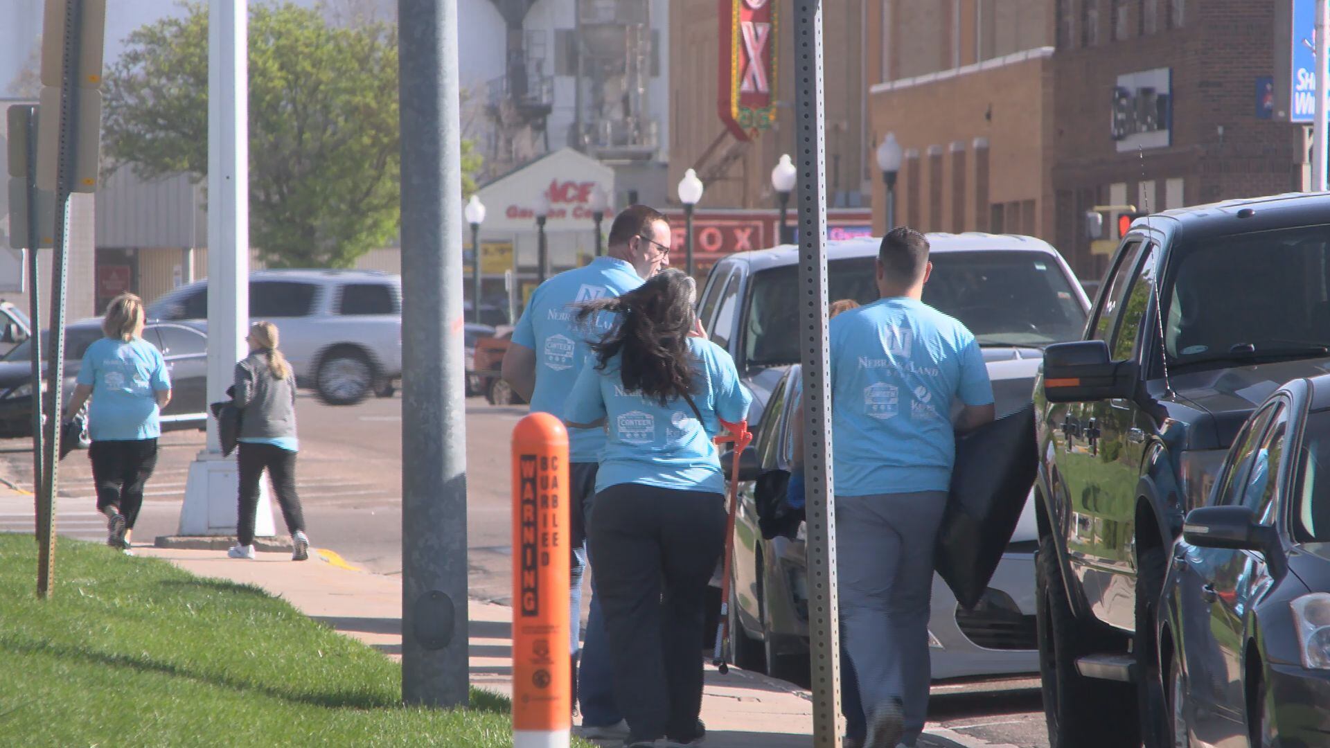 Volunteers spruce up downtown North Platte during annual cleanup