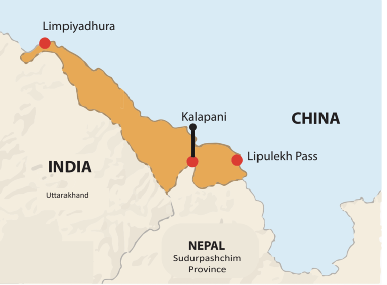 The Lipulekh labyrinth: name, maps and the Kali river