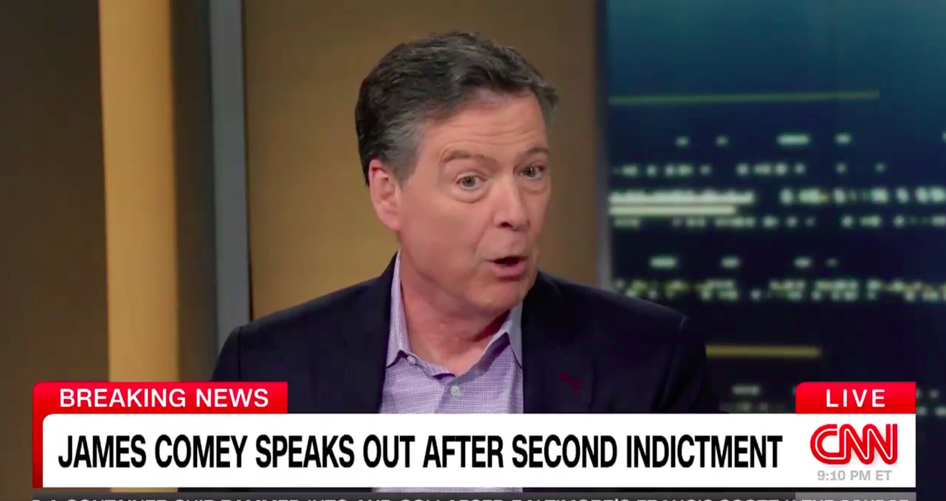 'You seem nuts, buddy': James Comey says Trump's 'crazy' posting spree ...