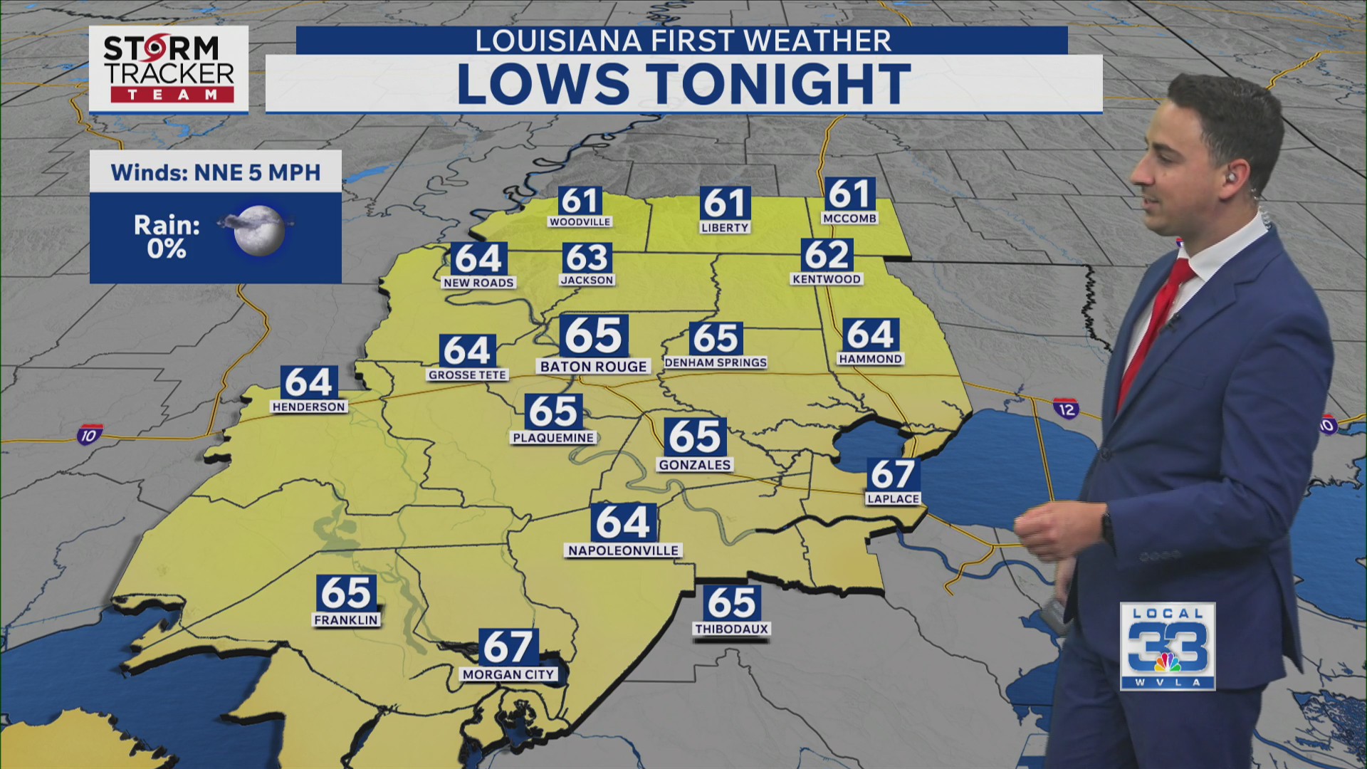 Tuesday night forecast: Plenty of dry time ahead