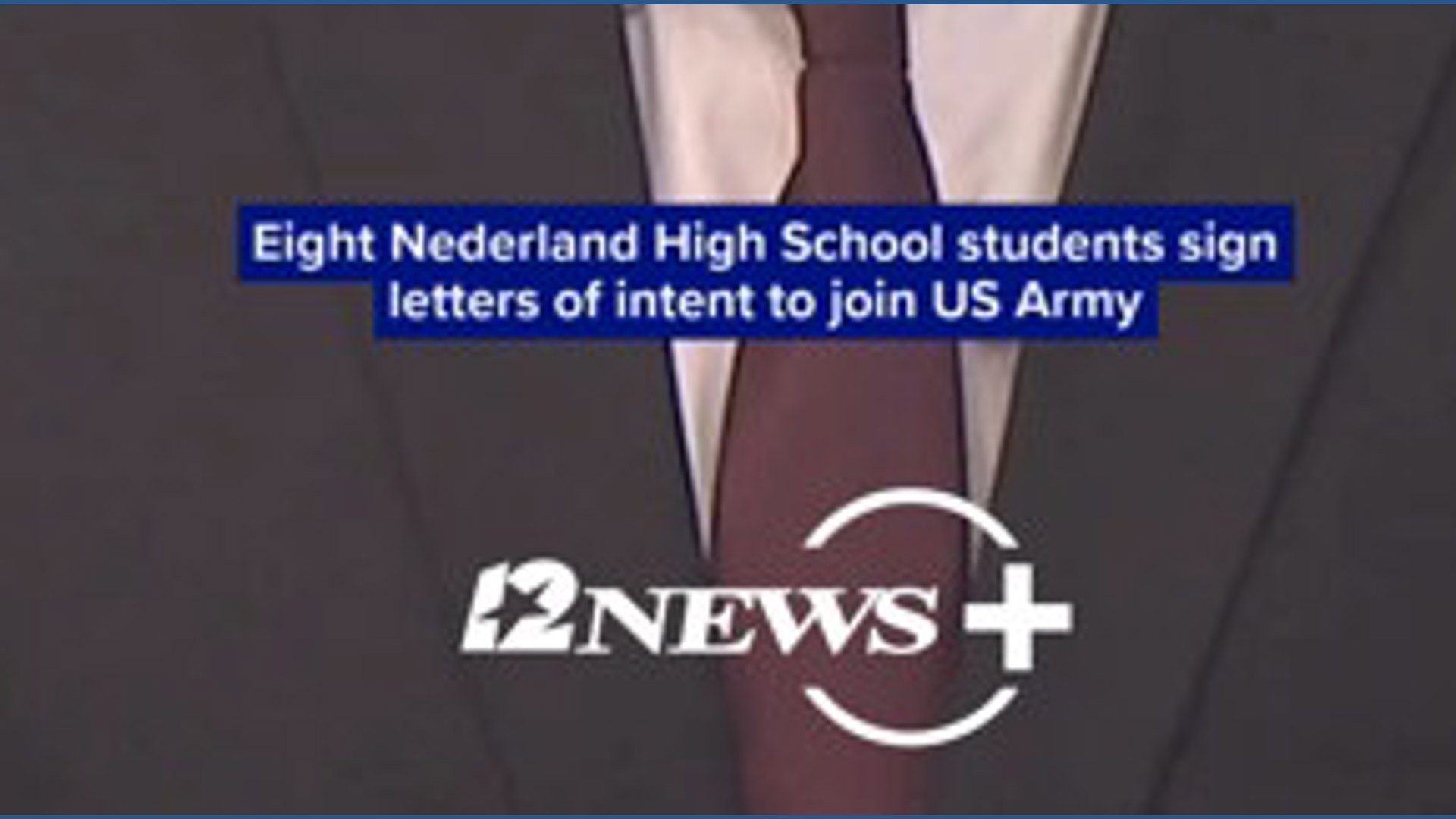 Eight Nederland High School students sign letters of intent to join US Army