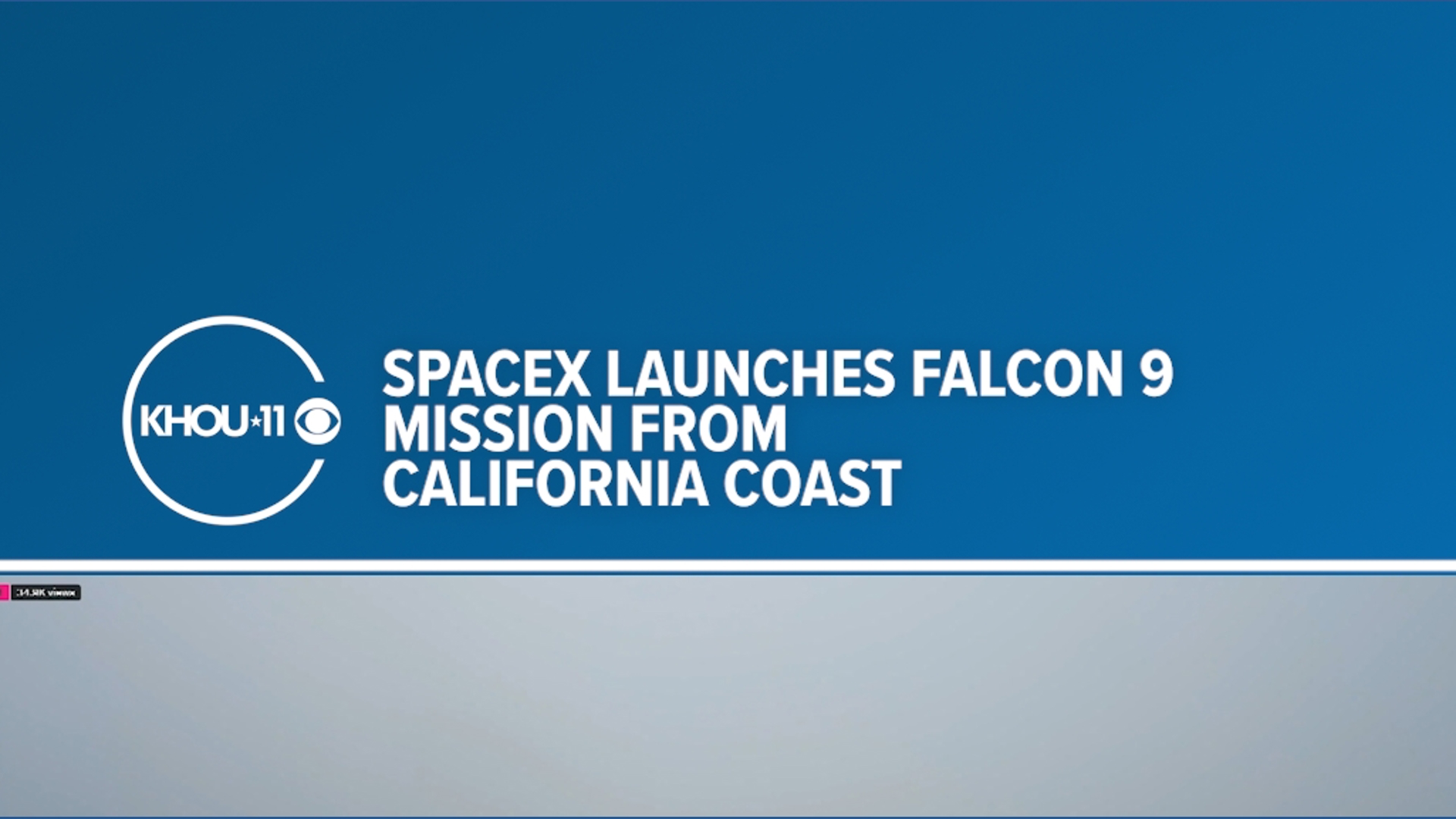 SpaceX launches Falcon 9 mission from California coast