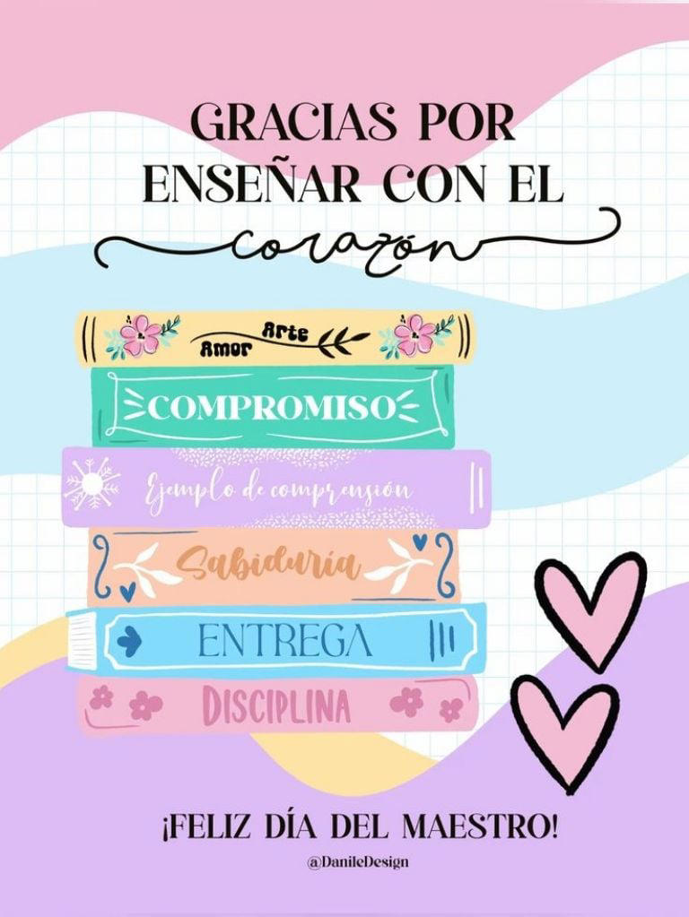 Tarjetas para el Día del Maestro: 5 diseños creativos para imprimir y ...