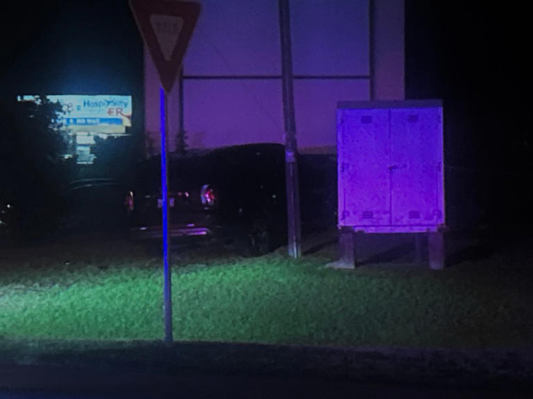 Crash, downed power lines close lanes at Old Jacksonville Highway and ...