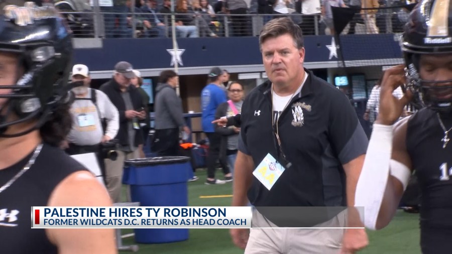 Palestine Wildcats hire Ty Robinson as head football coach