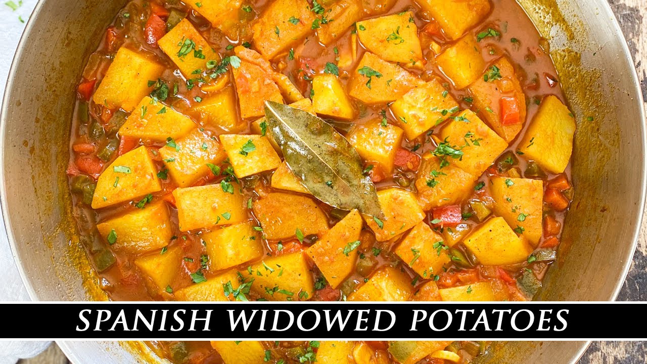 Spanish widowed potatoes recipe: Traditional patatas viudas made simple