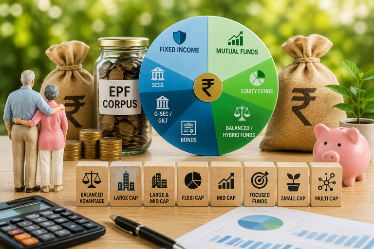 Retiring with a large EPF corpus? Here’s how to allocate money across ...